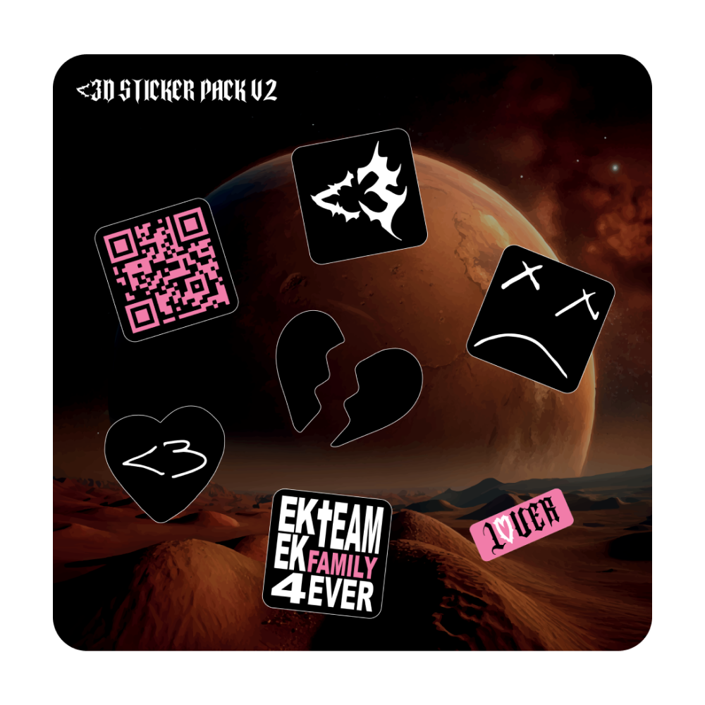 3D STICKER PACK (V2) — egorkreedmerch.com